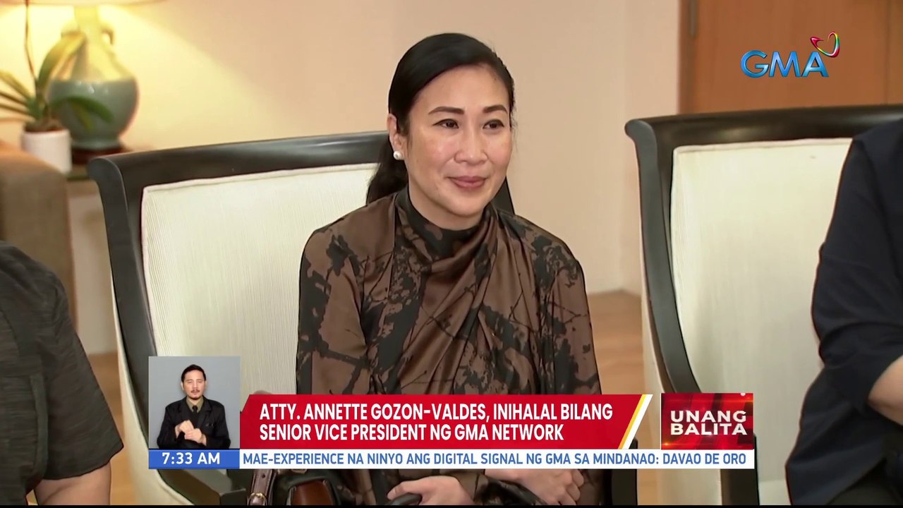 Atty. Annette Gozon-Valdes, inihalal bilang senior vice president ng GMA Network | UB - video ...