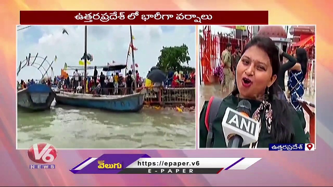 Flood water in Bade Hanuman Temple in Prayag Raj _ Ganga And Yamuna ...