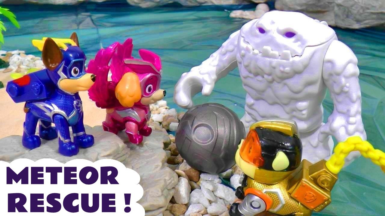 Paw Patrol Mighty Pups Mighty Meteor Rescue Toy Story Cartoon for Kids ...