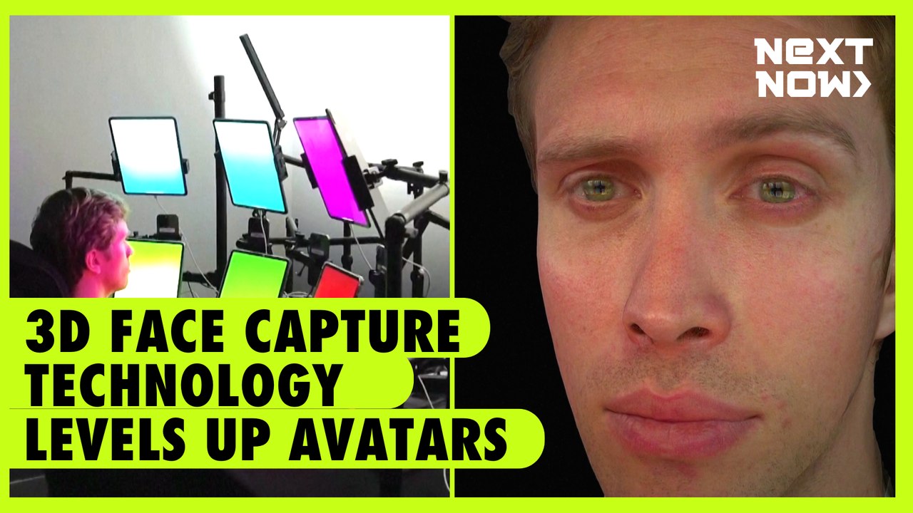 3D Face Capture Technology levels up avatars | Next Now - video Dailymotion