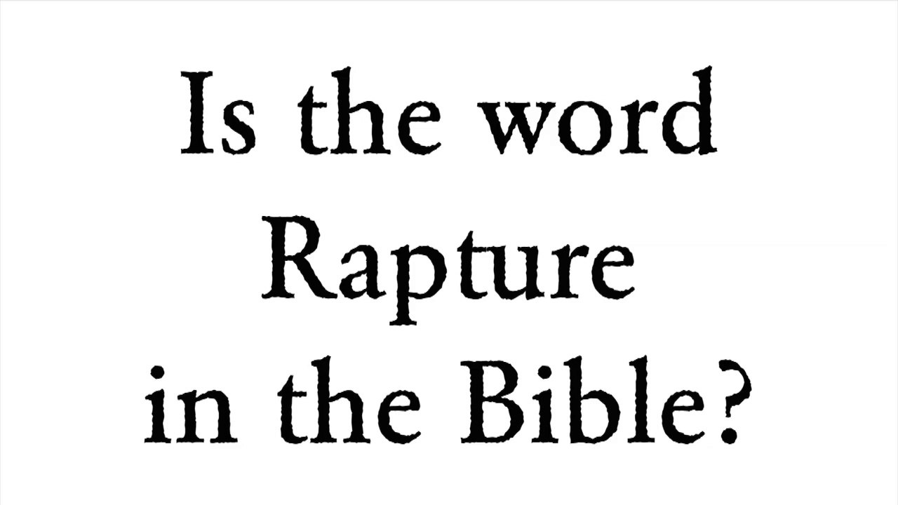 Is the word Rapture in the Bible - Faith Foundations with Dr. Todd ...
