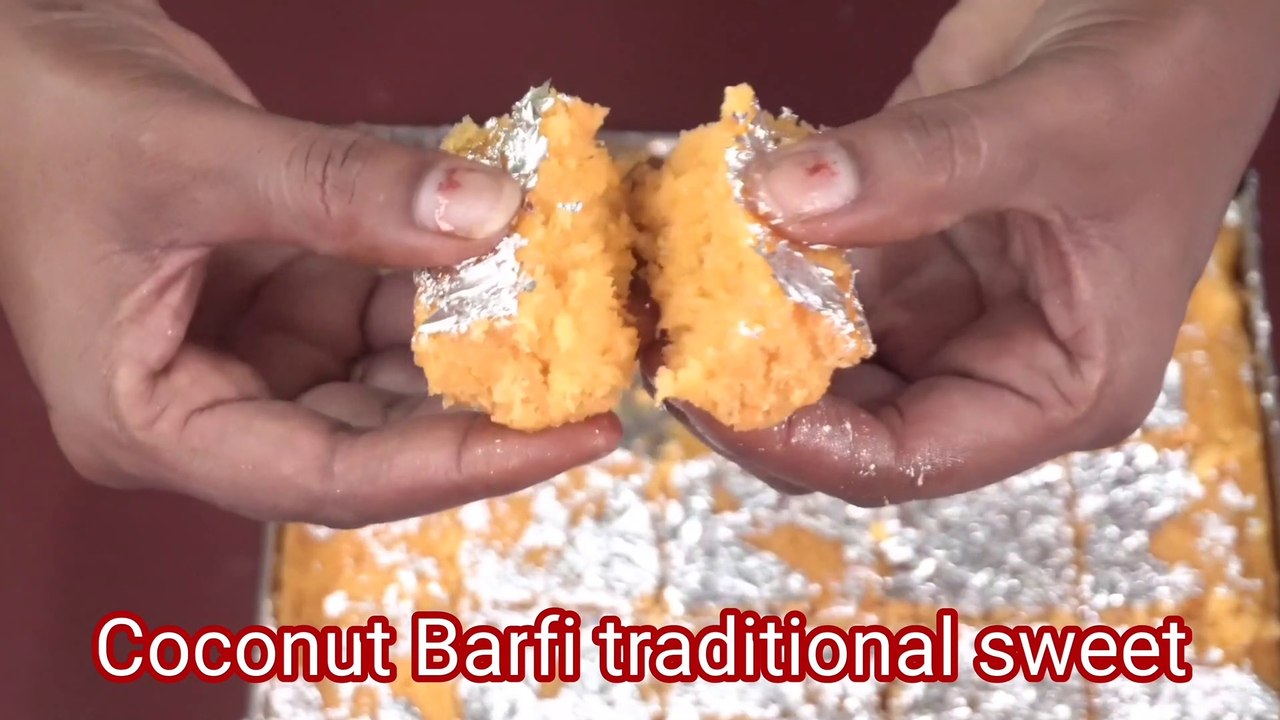 Fresh Coconut Burfi in 15 min | Indian Mithai Recipe | Indian ...