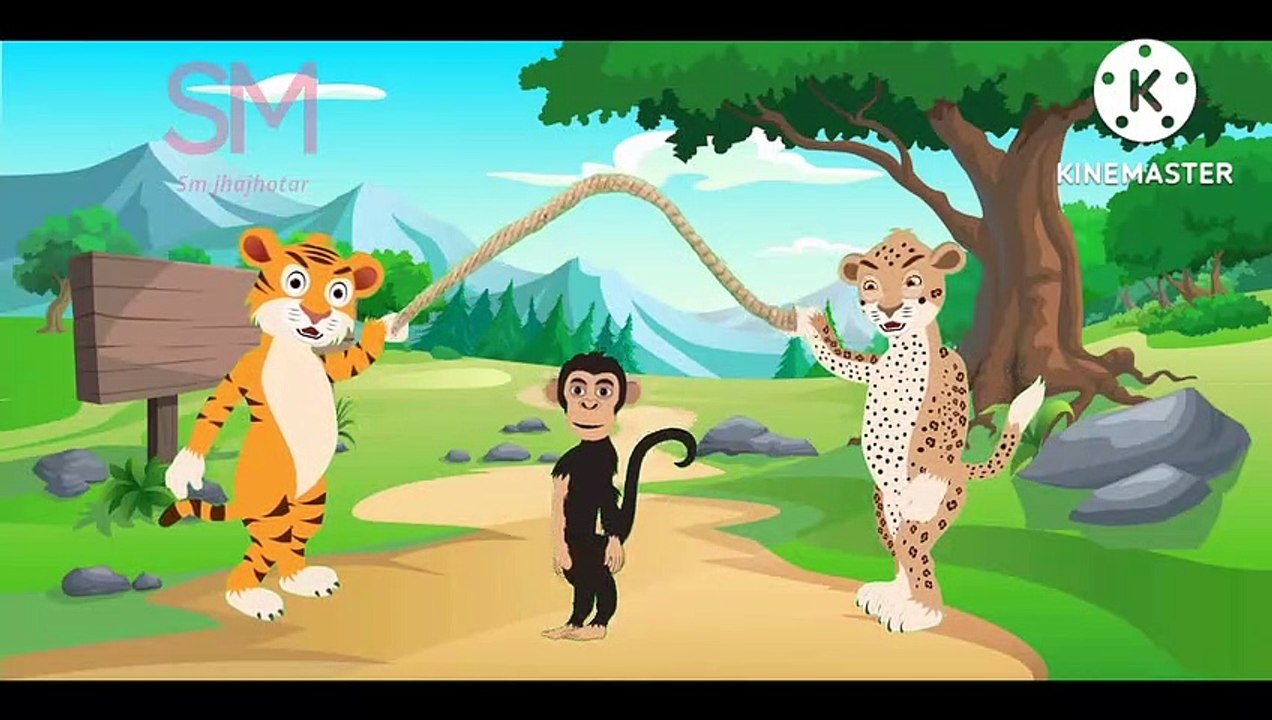monkey rassi kud / lion tiger monkey funny comedy video 2022 - video ...