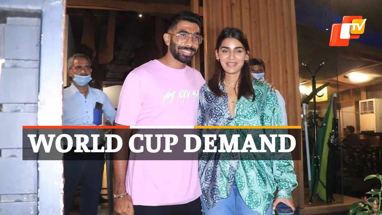 WATCH- Jaspreet Bumrah With His Wife Sanjana Ganesan - video Dailymotion