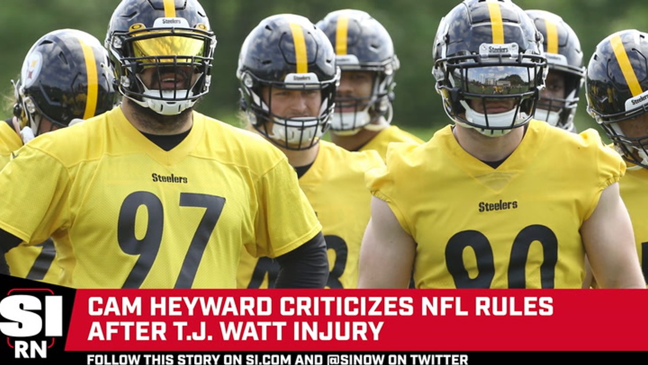Steelers Cam Heyward Calls Out NFL After T.J. Watt Injury - video ...