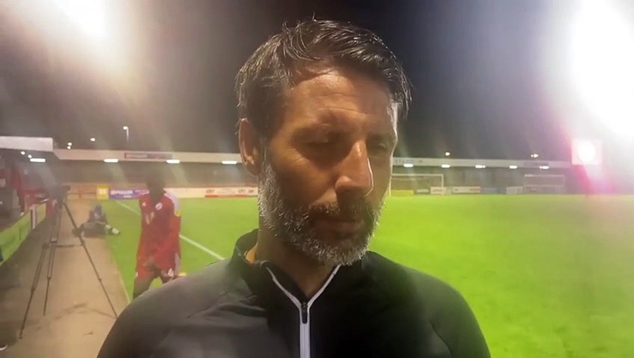 Danny Cowley post Crawley - video Dailymotion