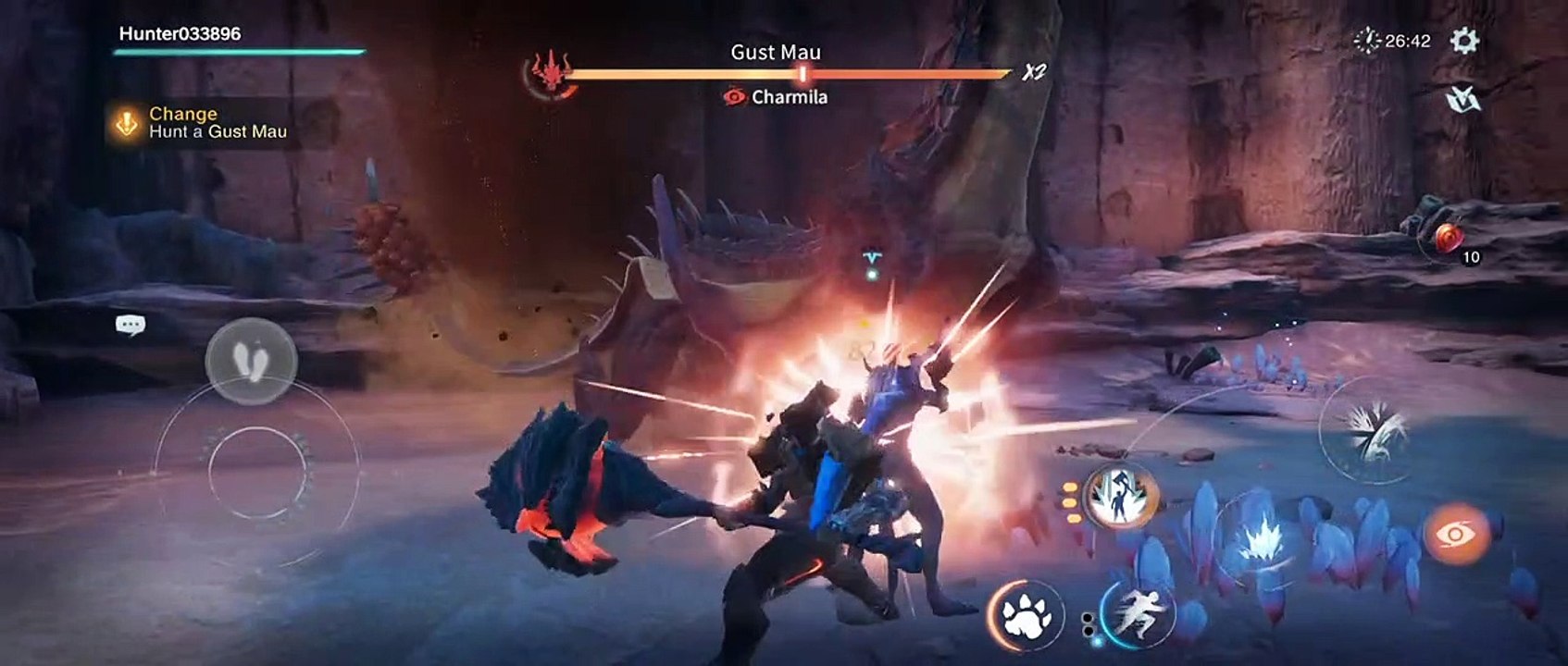 I killed The Gust Mau Monster || Mobile Games || Yeager Hunter Legends ...