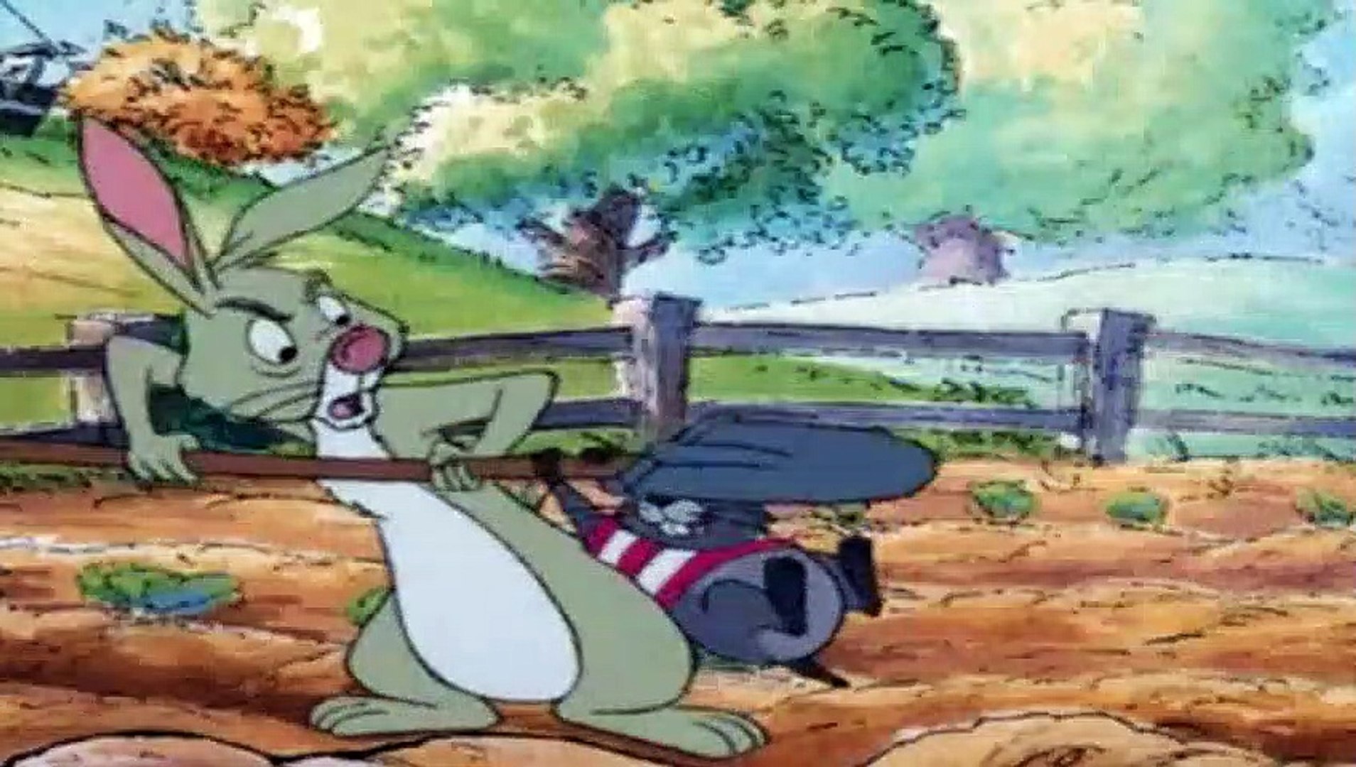 Rabbit Winnie The Pooh Garden Rabbit Was Working In His Vegetable