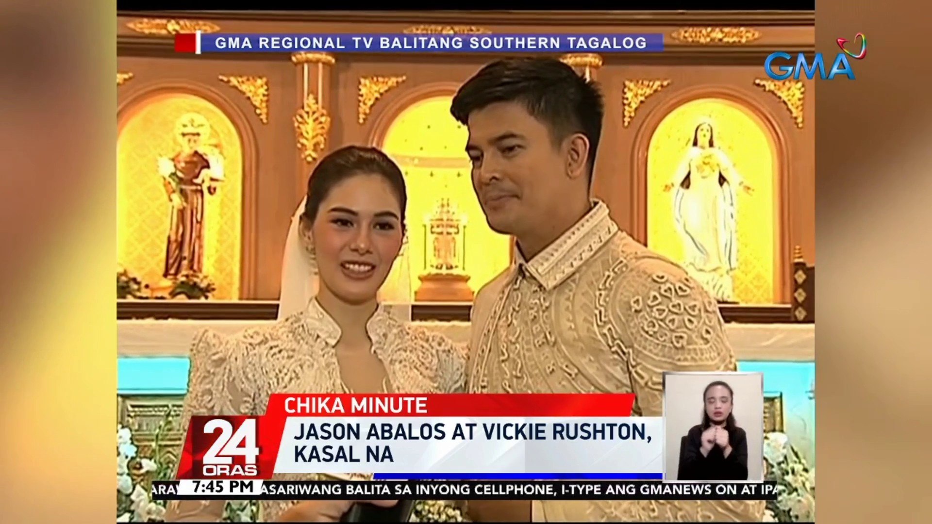 Jason Abalos And Vickie Rushton
