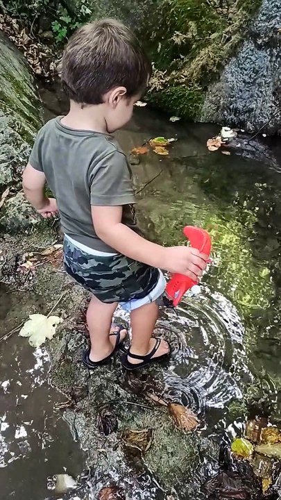 Little Boy Falls in Pond - video Dailymotion