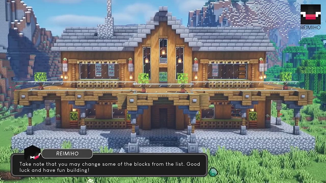 Minecraft_ How to Build a Spruce Mansion (Two-Player Survival House ...