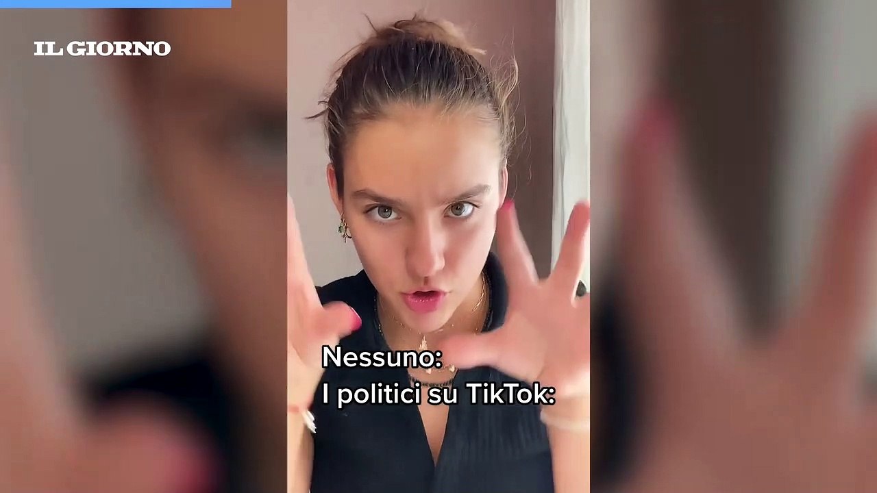 Politici su TikTok? Risponde una 19enne: "Sparite di qui, vi prendiamo per il c*lo" - Video ...