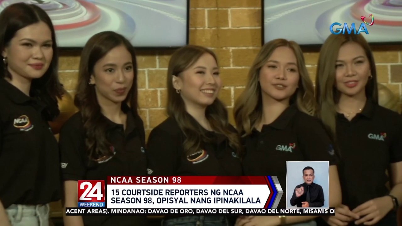 15 Courtside reporters ng NCAA Season 98, opisyal nang ipinakilala | 24 ...