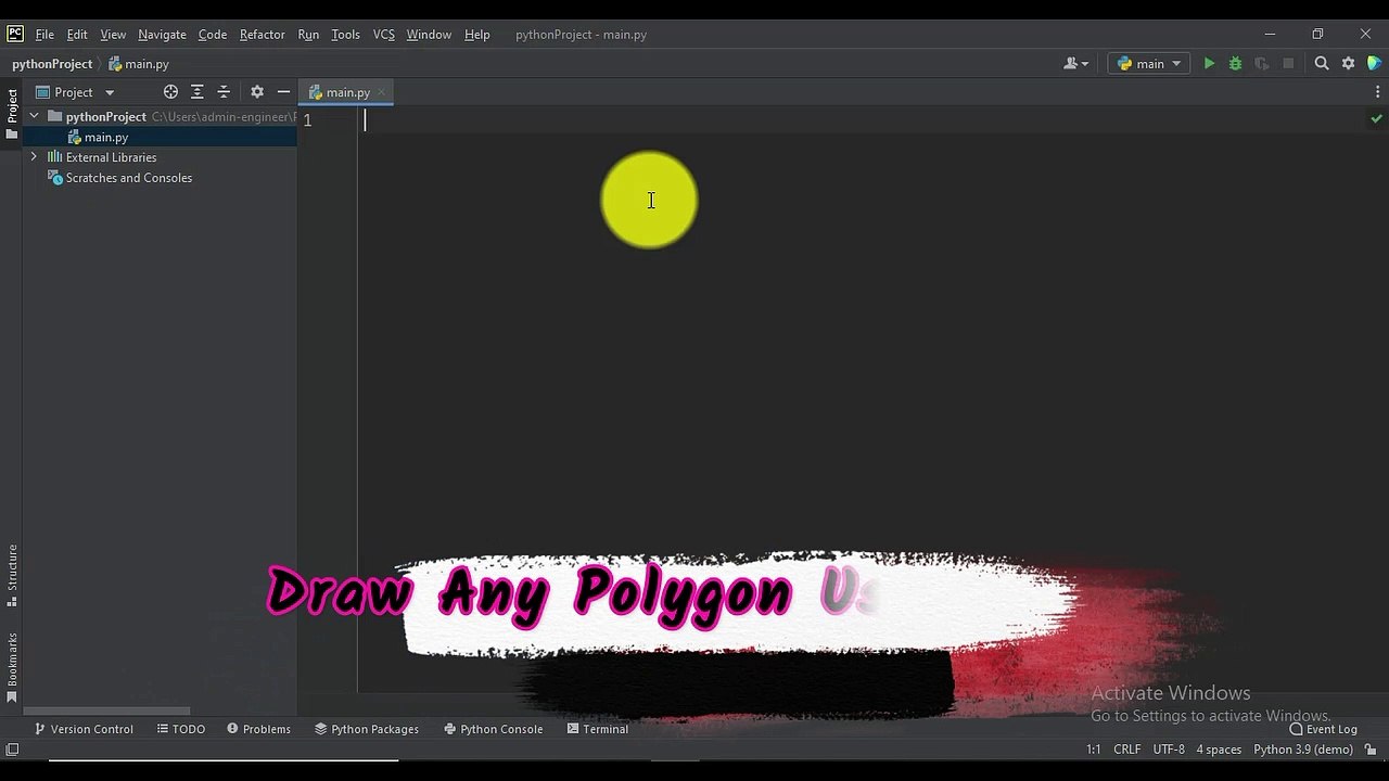 How to draw any polygon sign using python turtle 2022 - video Dailymotion