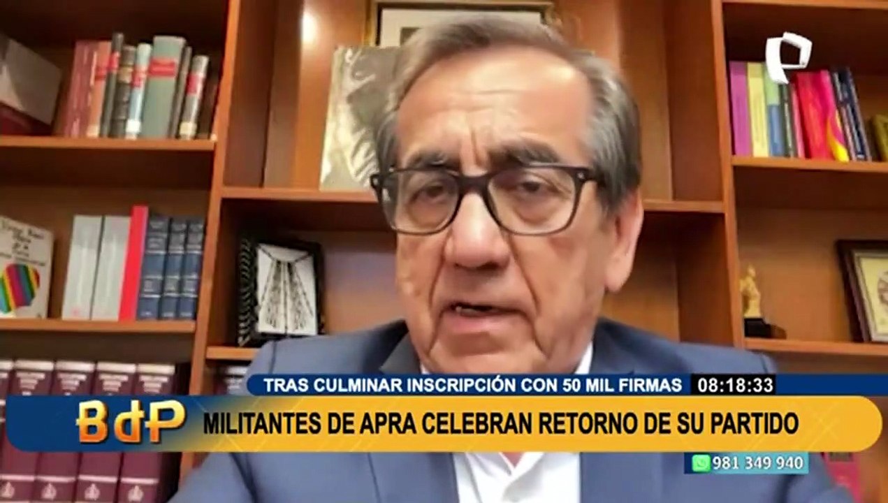 Vuelve el Apra: militantes apristas celebran retorno de su partido tras ...