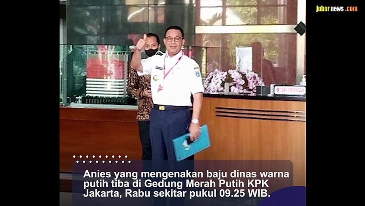 Tenteng Map Biru, Anies Baswedan Penuhi Panggilan KPK Terkait Masalah Formula E - Video Dailymotion