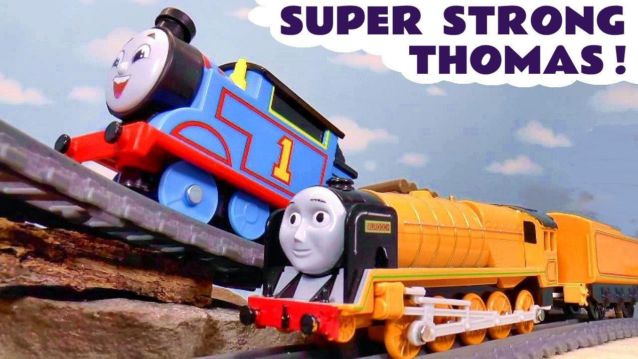 Thomas and Friends Super STRONG Thomas All Engines Go Toy Train Story ...