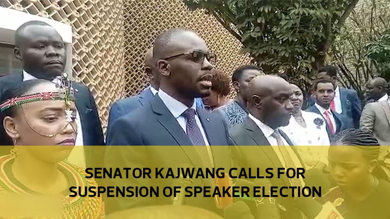 Senator Kajwang calls for suspension of speaker election - video ...
