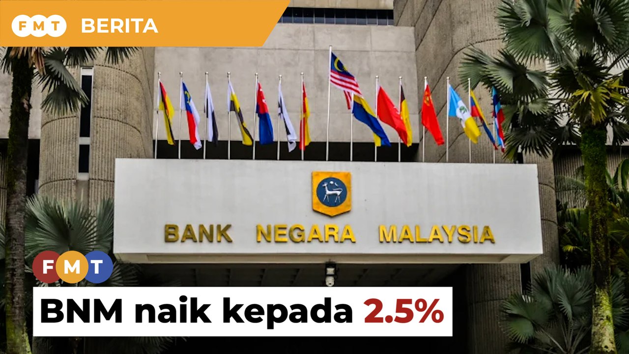 BNM naik OPR 25 mata asas kepada 2.5% - video Dailymotion