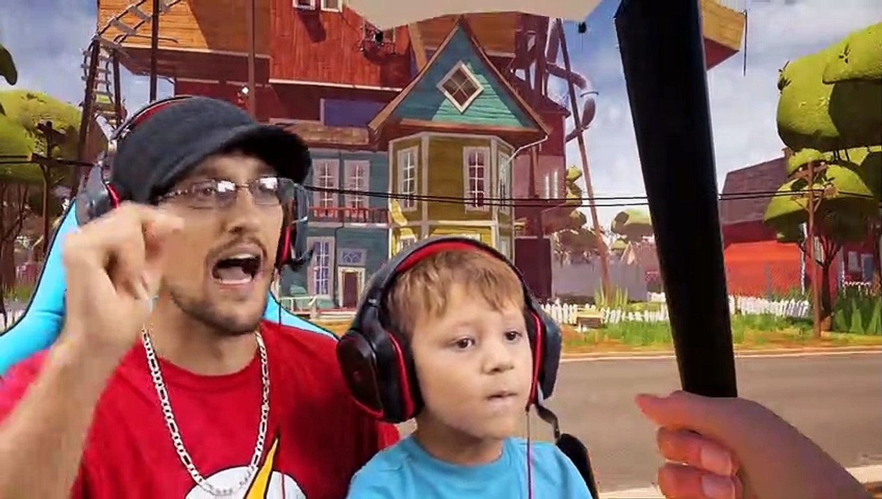SCARY HELLO NEIGHBOR DREAM- SHADOW MAN! FGTEEV BUTT KICKED! COKE ...