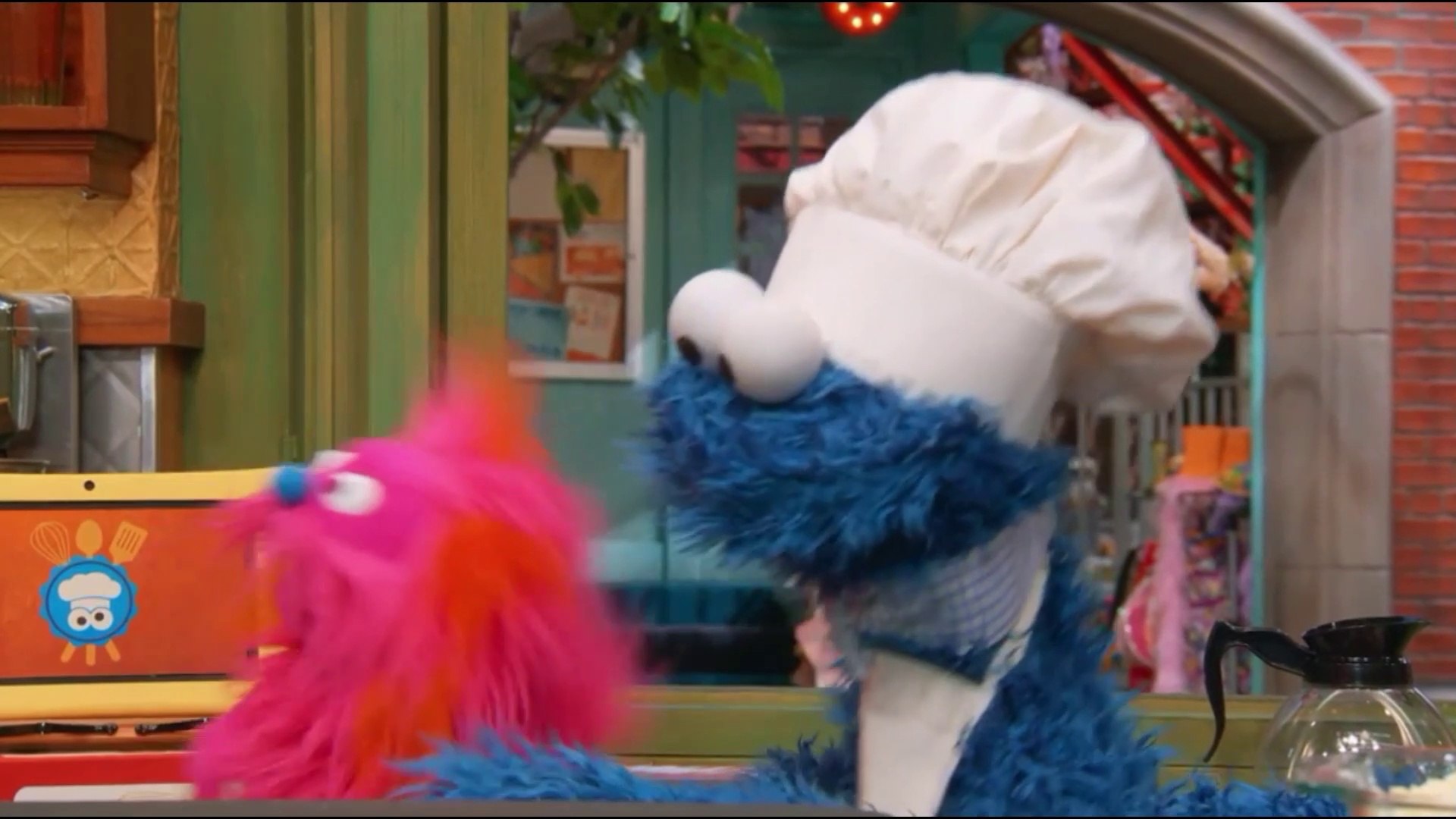 Meets Cookie Monster Veggie Monster Oliver's World: Is Cookie Monster