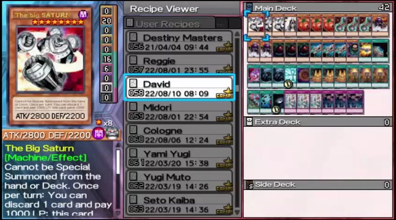 Yu-Gi-Oh! ARC-V Tag Force Special - David Rabb Deck Profile #2 # ...