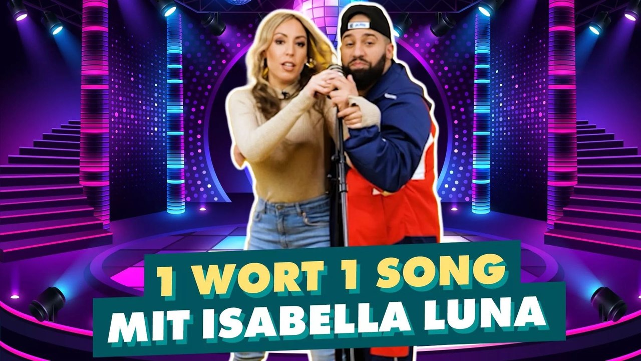Isabella Luna und QBANO spielen 1 Wort, 1 Song! - video Dailymotion