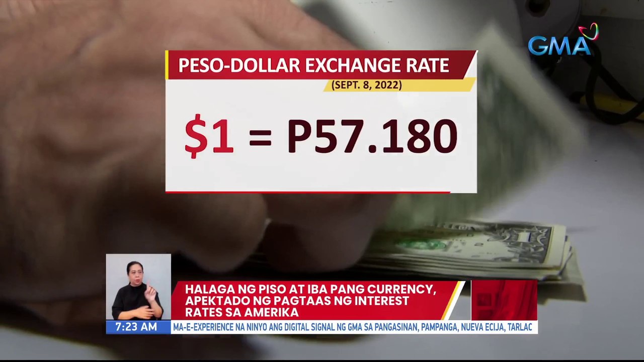 Halaga ng Piso at iba pang currency, apektado ng pagtaas ng interest ...