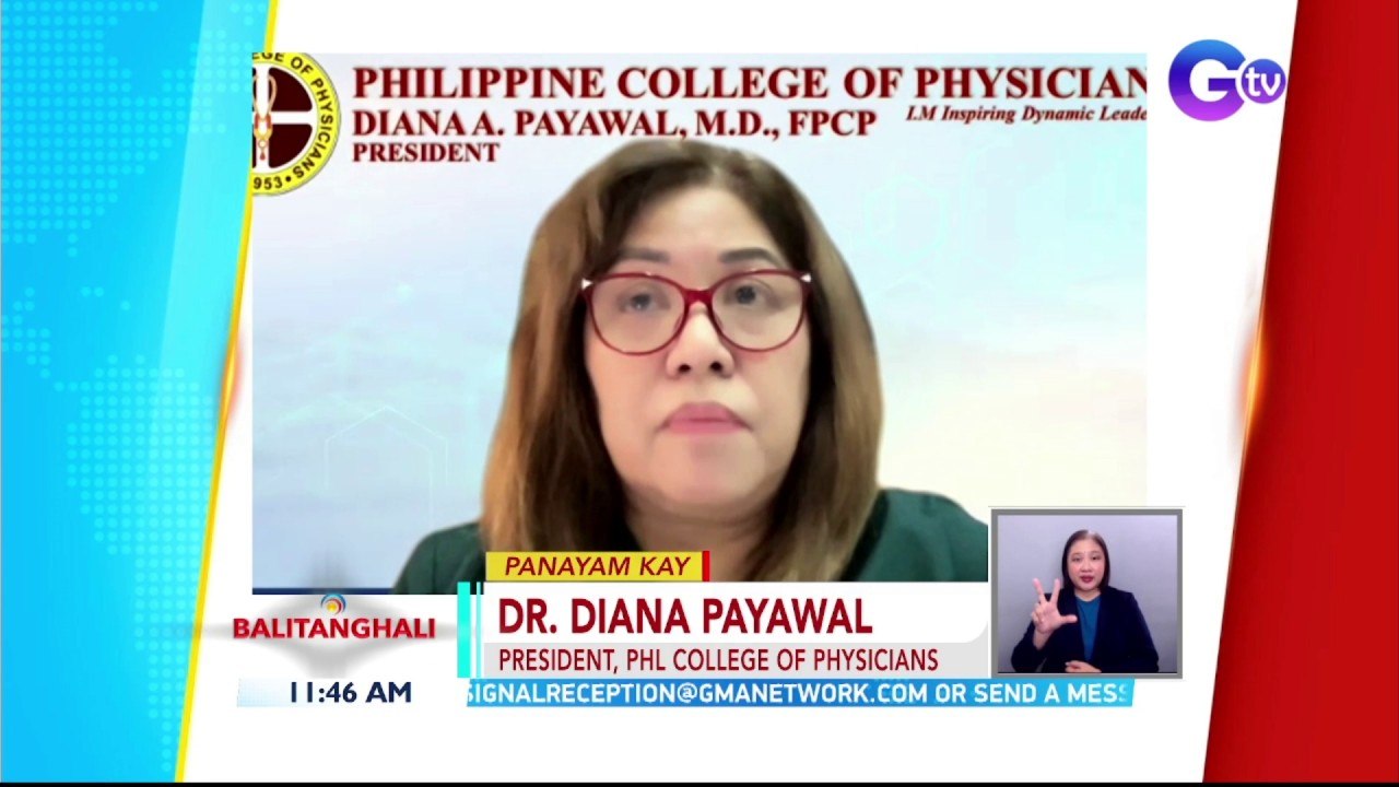 Panayam kay Dr. Diana Payawal, President - Philippine College of ...