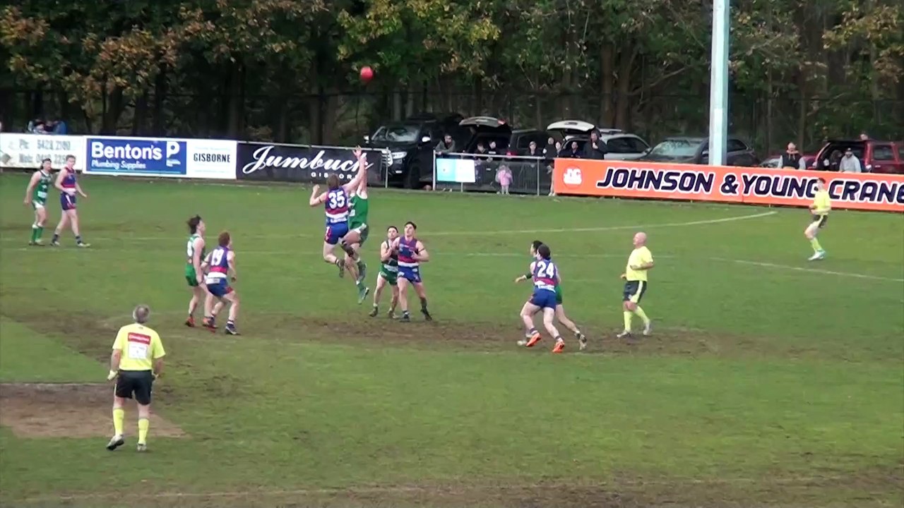 Jack Scanlon kicks a goal in his first game back from injury - video ...