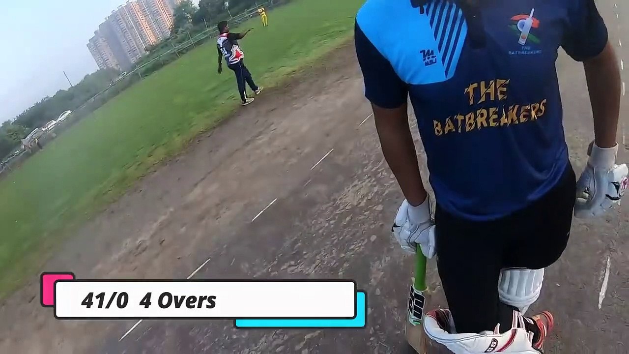 Batsman Helmet Camera View CENTURY by Vishal ! GoPro Cricket Highlights ...