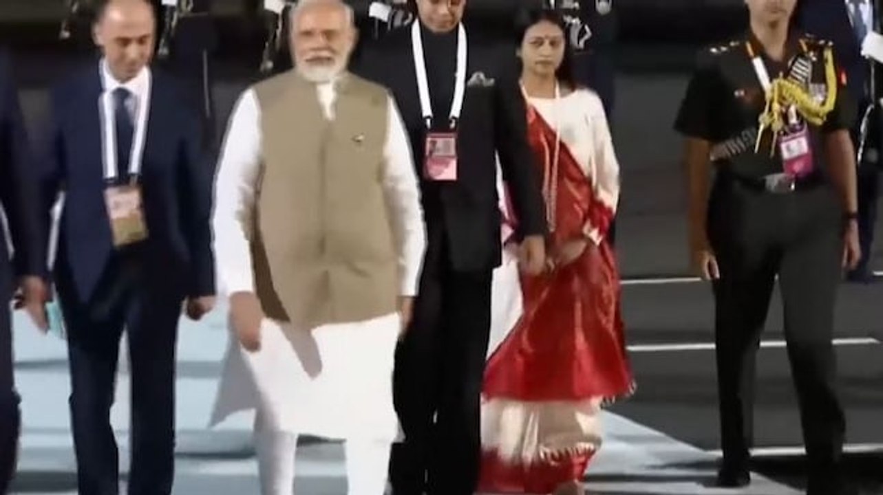 PM Modi arrives in Samarkand for SCO Summit - video Dailymotion