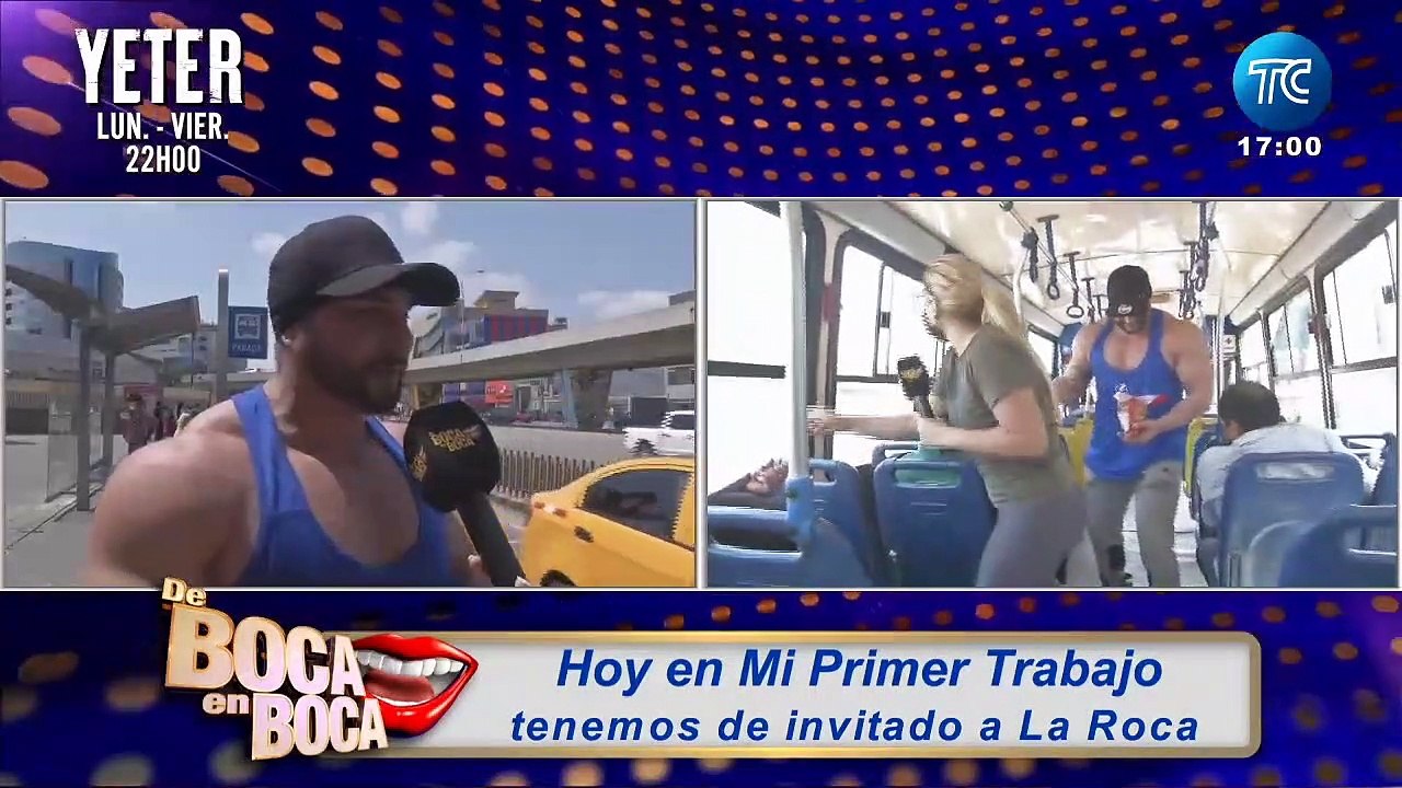 Edder Calderón "La Roca" durante su primer trabajo vendía dulces en los ...