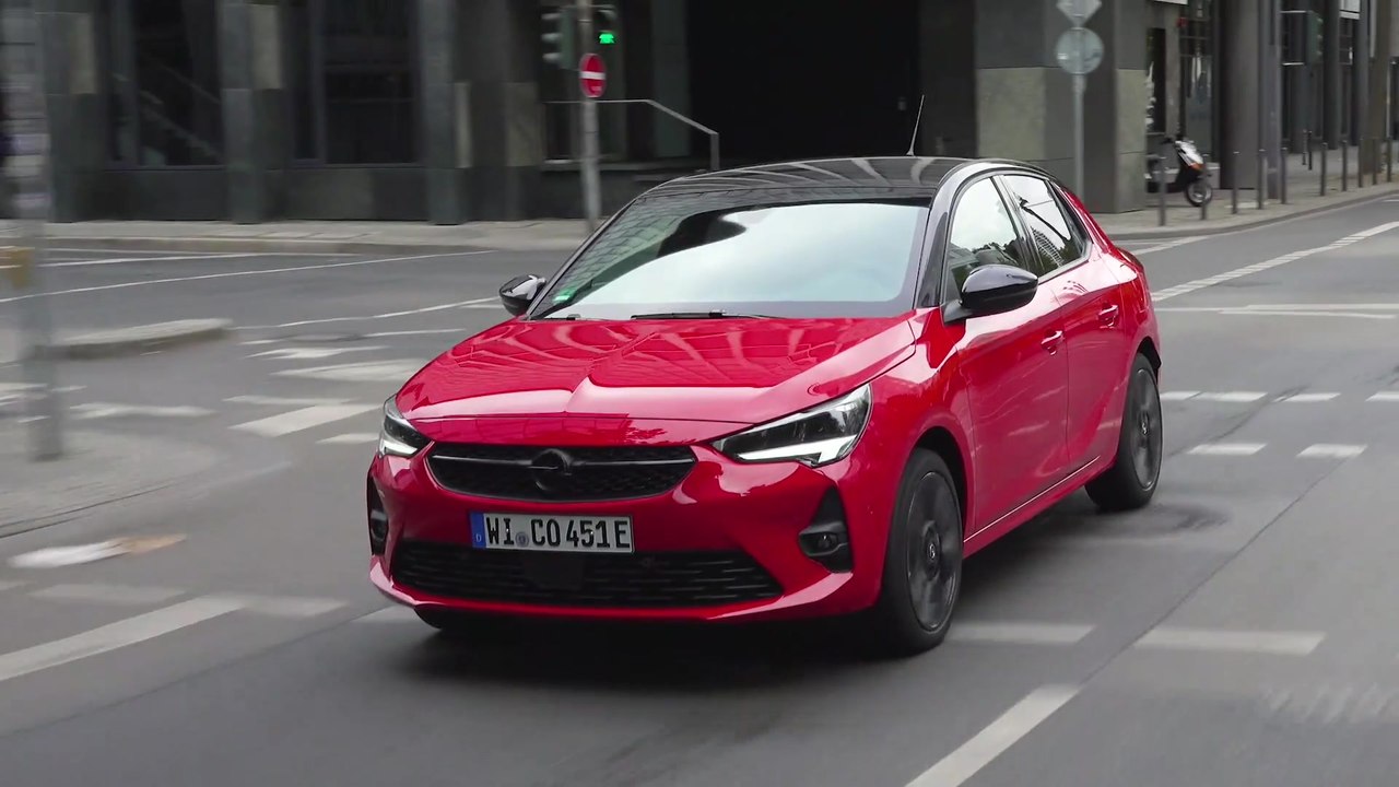The new Opel Corsa in Red Driving Video - video Dailymotion