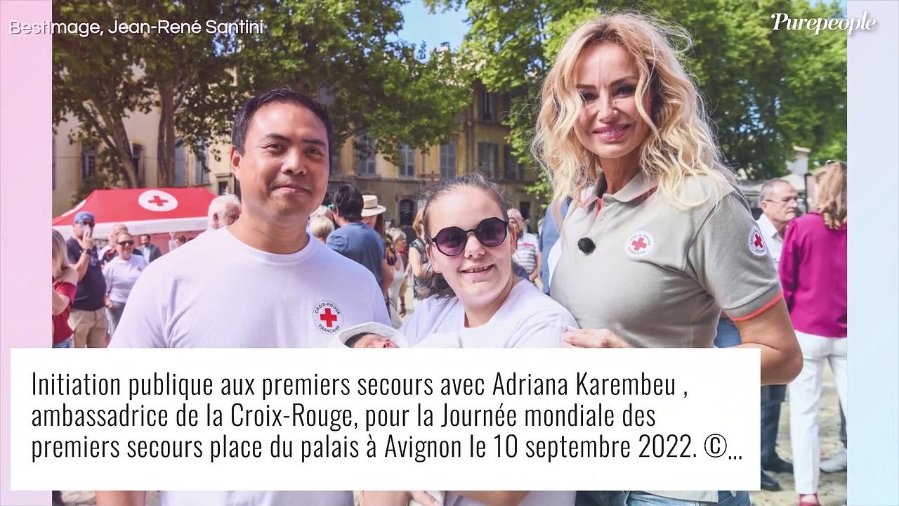 Adriana Karembeu superstar à Avignon : l'ambassadrice de la Croix-Rouge ...