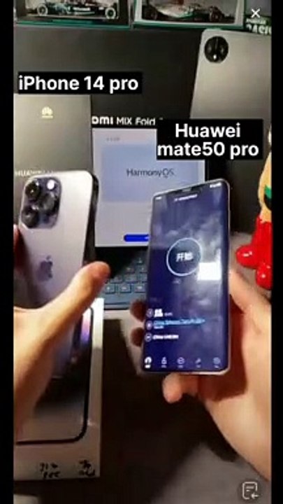 iPhone 14 pro 5g vs Huawei mate50 pro 4g #iPhone14Pro #huaweimate50pro #5g #tech #technology # ...
