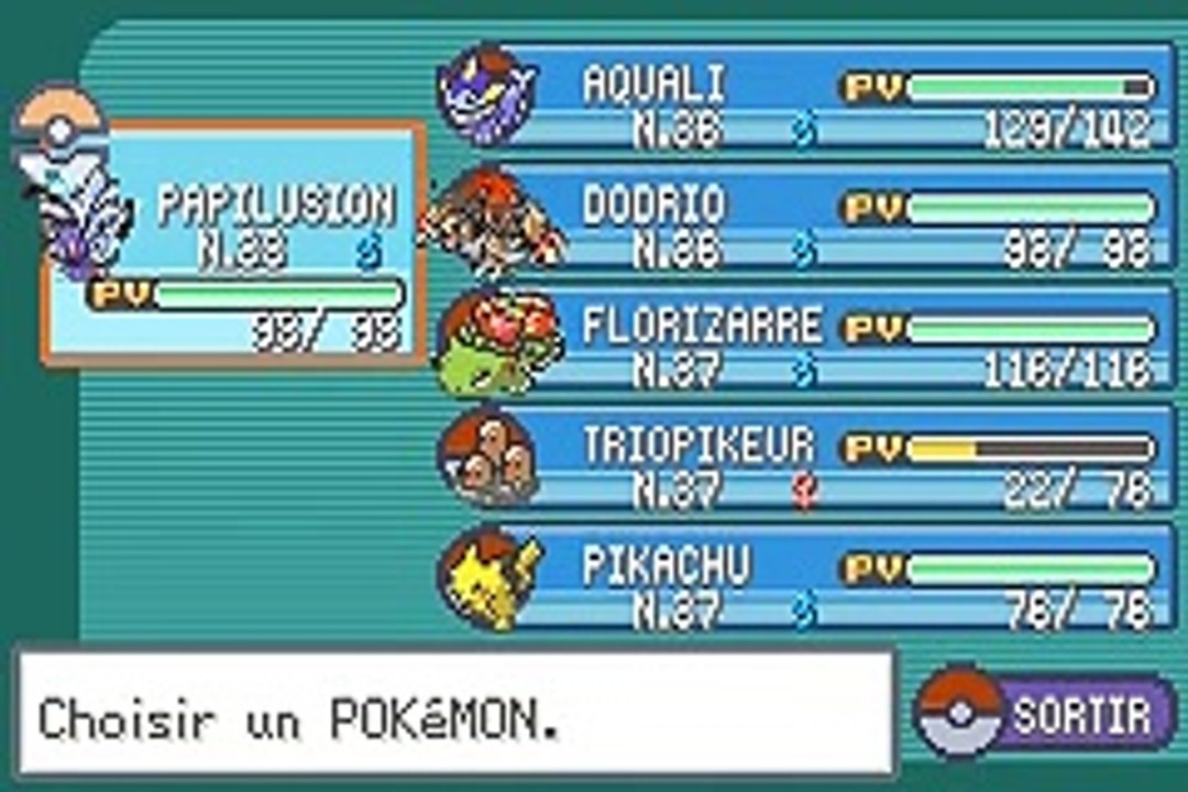 Pokémon Version Vert Feuille online multiplayer - gba - Vidéo Dailymotion