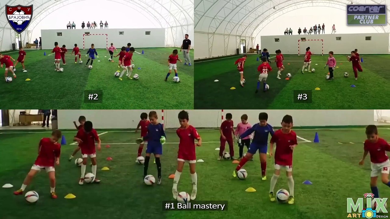 Fudbalski trening _Football Training_ Coerver Coaching metod U11_U12 - video Dailymotion