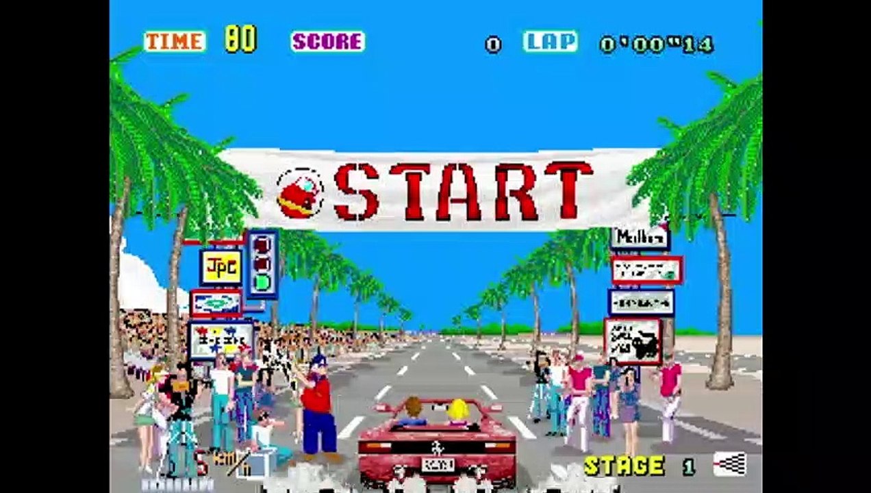 Out Run (Arcade) Route C - Complete - No Crash - video Dailymotion
