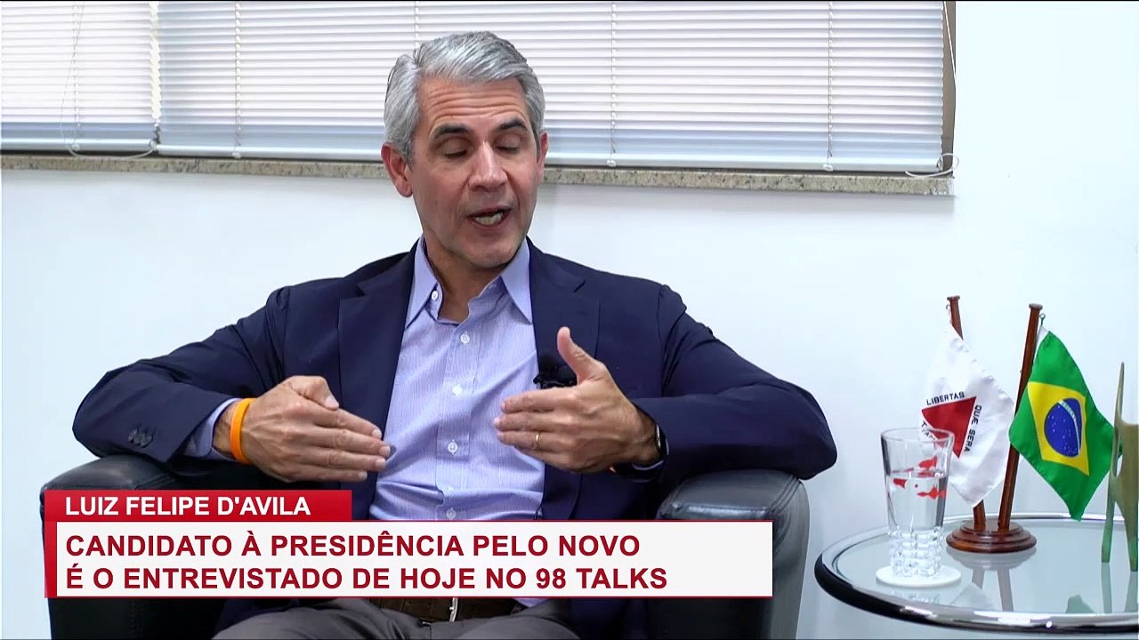 #98Talks | Luiz Felipe D'avila é o entrevistado de hoje - Vídeo Dailymotion