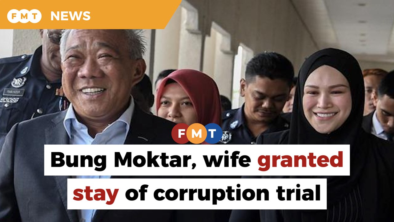 Court grants bid by Bung Moktar, wife to halt corruption case - video ...