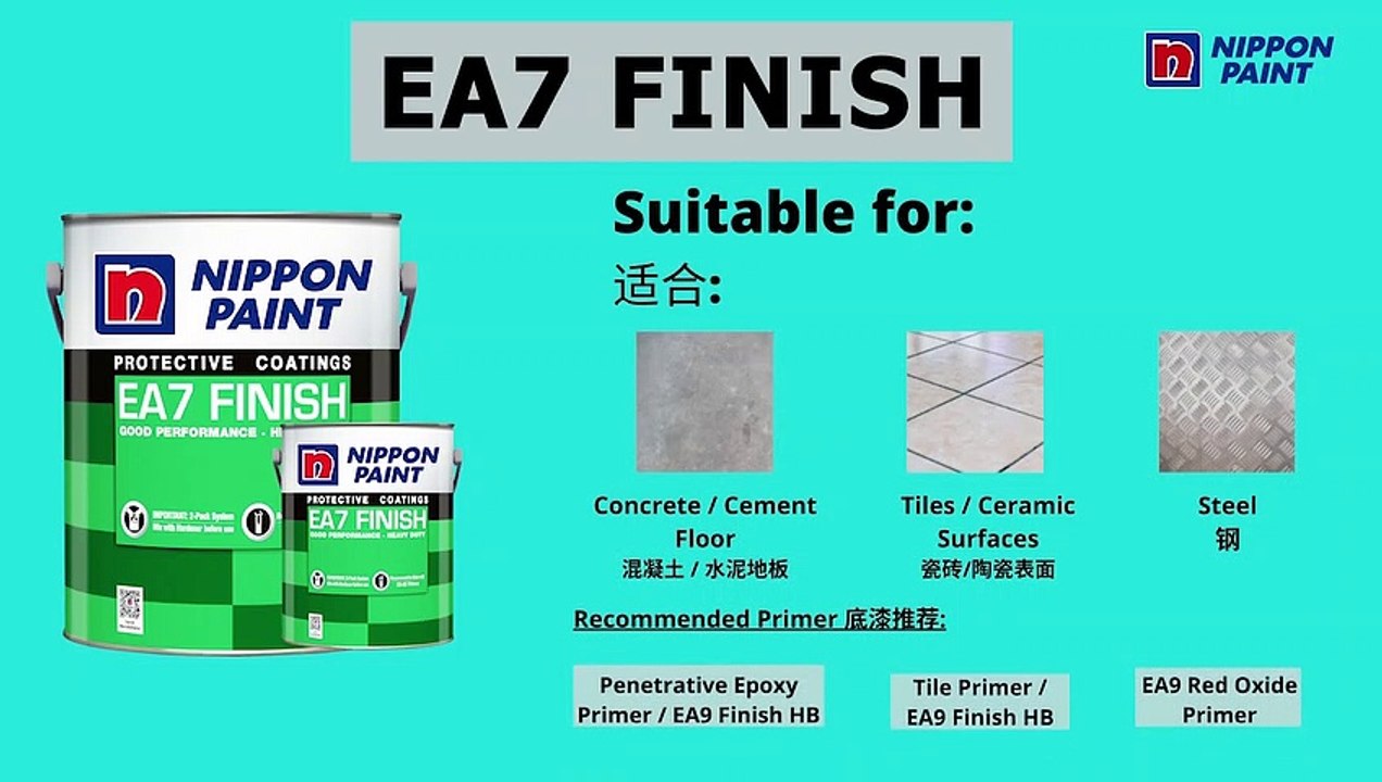 Nippon Paint EA7 Finish Epoxy Floor Coating - video Dailymotion