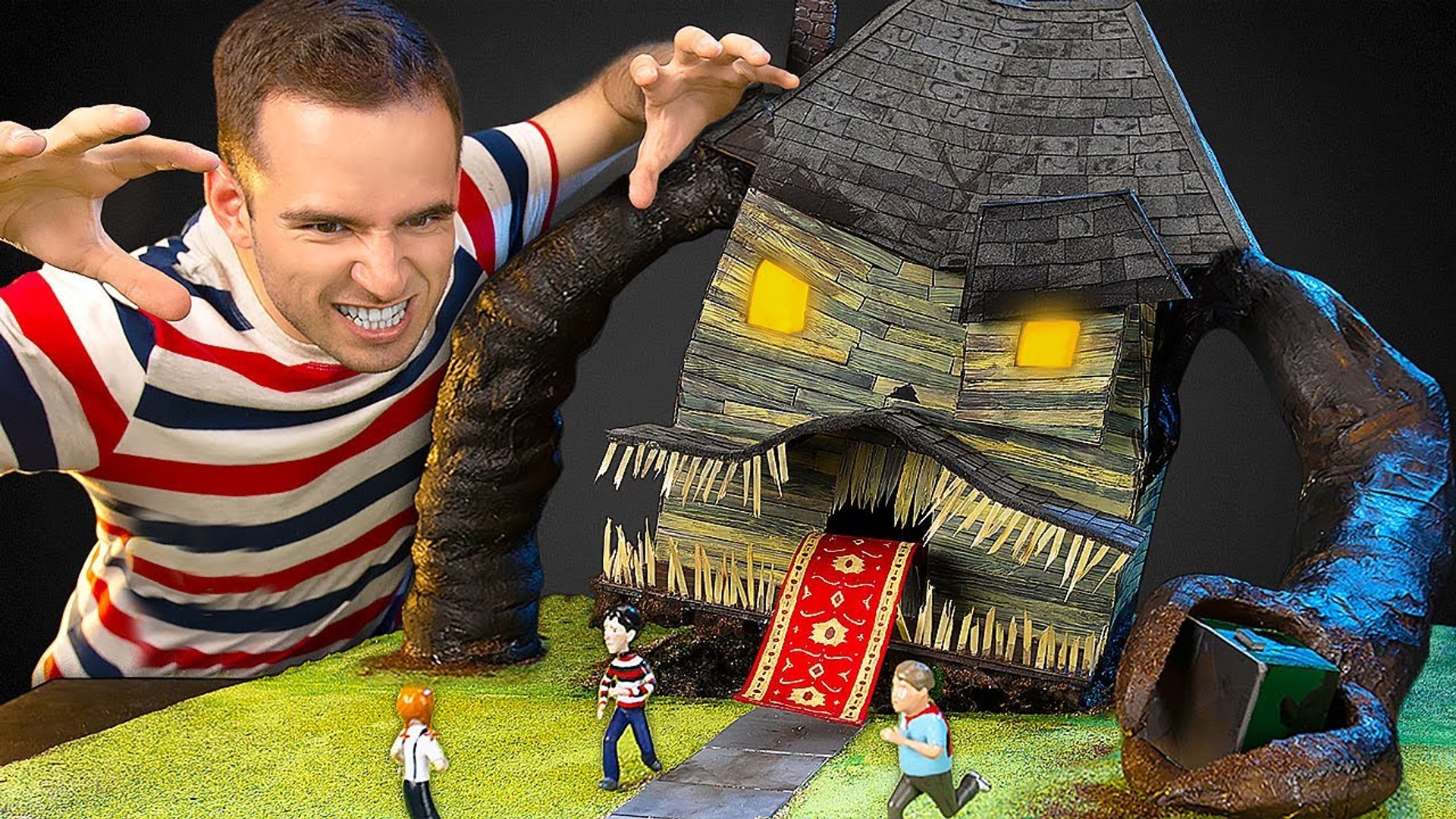 Angry Monster House Old Man Nebbercracker LOSES His S**** | Monster