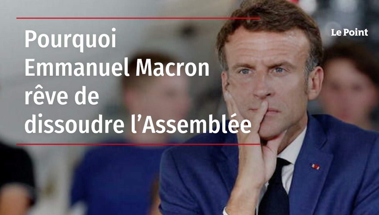 Pourquoi Emmanuel Macron rêve de dissoudre l’Assemblée - Vidéo Dailymotion