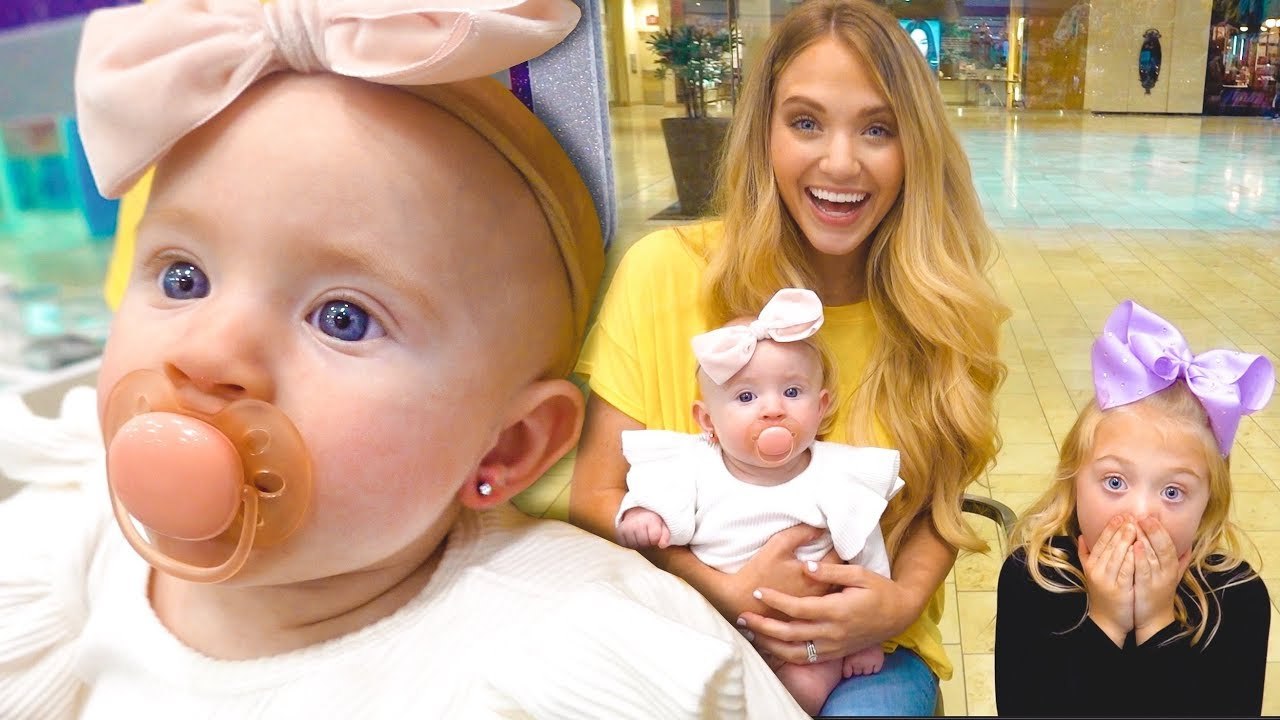 Baby Posie Gets Her Ears Pierced At 4 Months Old!!! ＊CUTEST VIDEO EVER ...