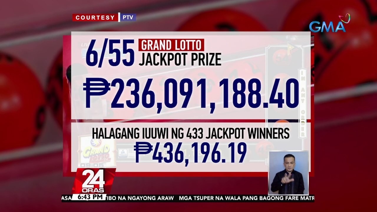 Ilang naka-jackpot sa Grand Lotto 6/55 draw nitong Oct. 1, nagtungo na sa opisina ng PCSO para ...
