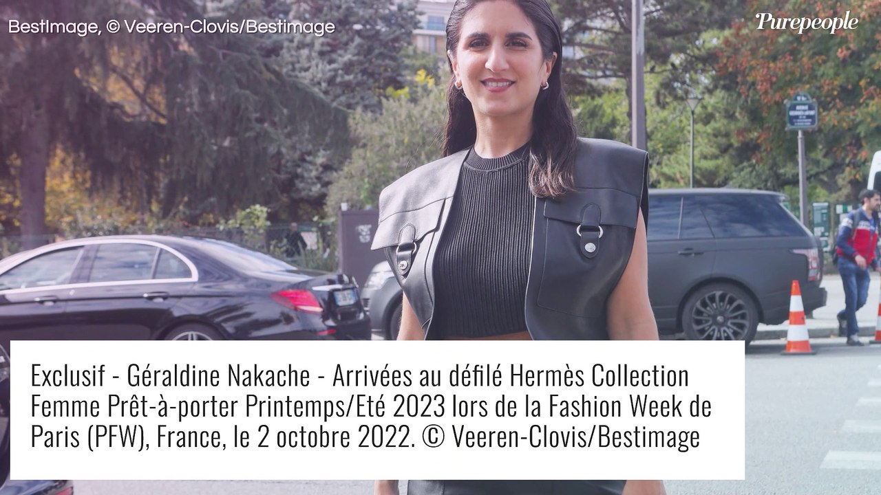 Géraldine Nakache : Ventre à l'air et look cuir, elle se la joue femme ...