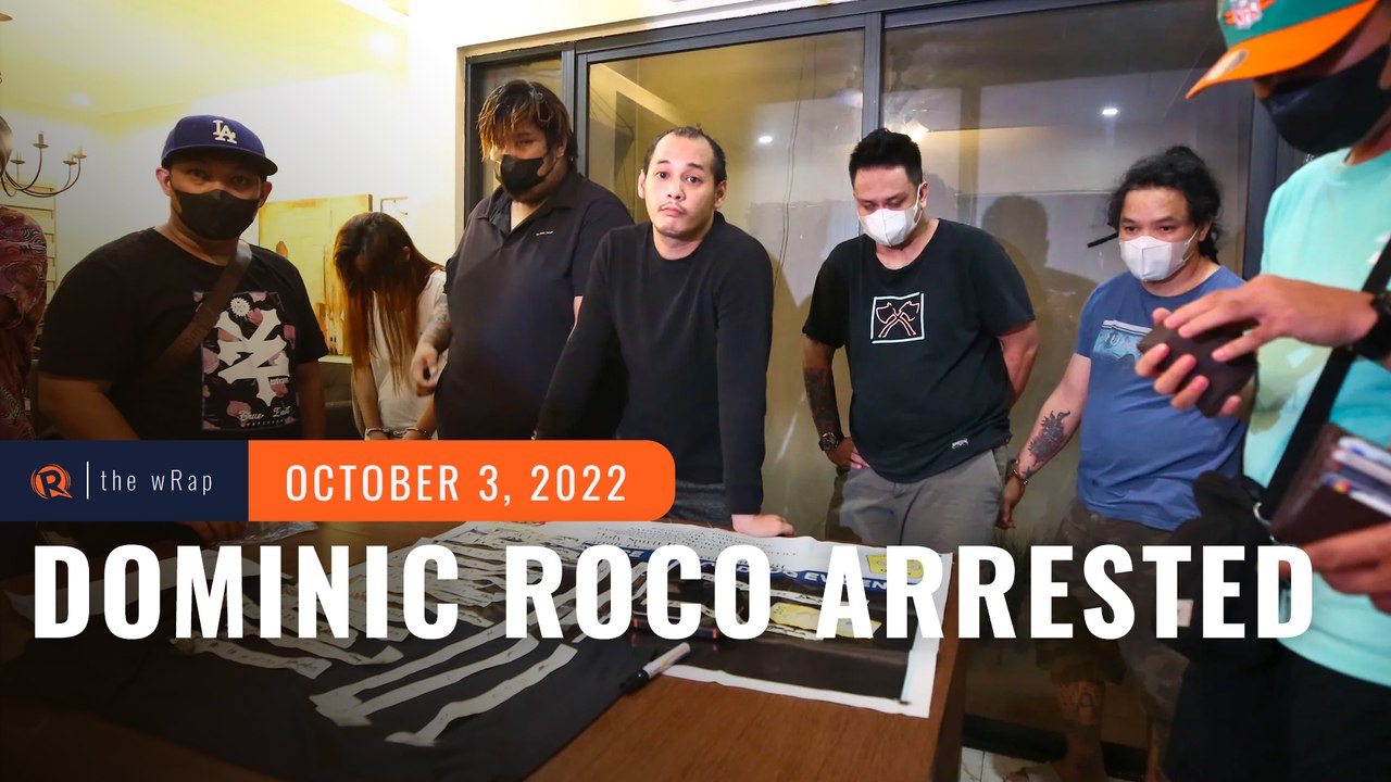 Actor Dominic Roco arrested in drug buy-bust operation - video Dailymotion