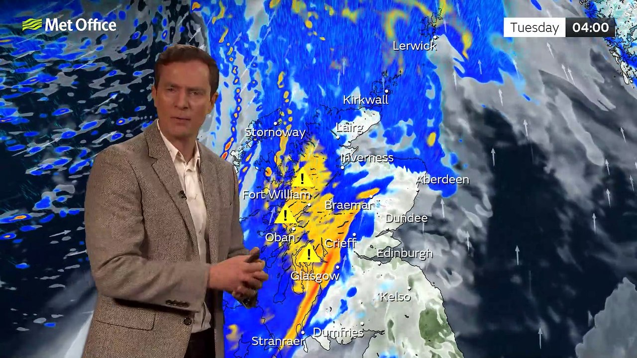 Scotland weather - The latest MET Office forecast for Monday October 3 ...