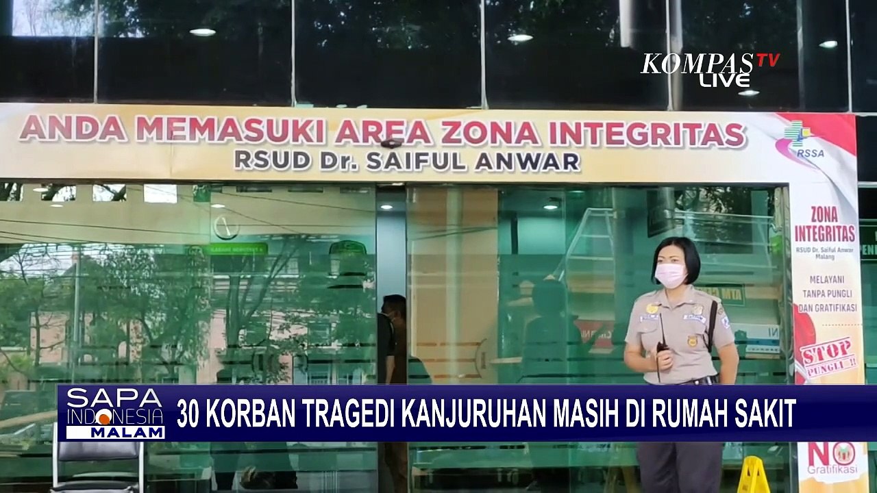 30 Korban Tragedi Kanjuruhan Dirawat di RSUD Saiful Anwar, 7 ...